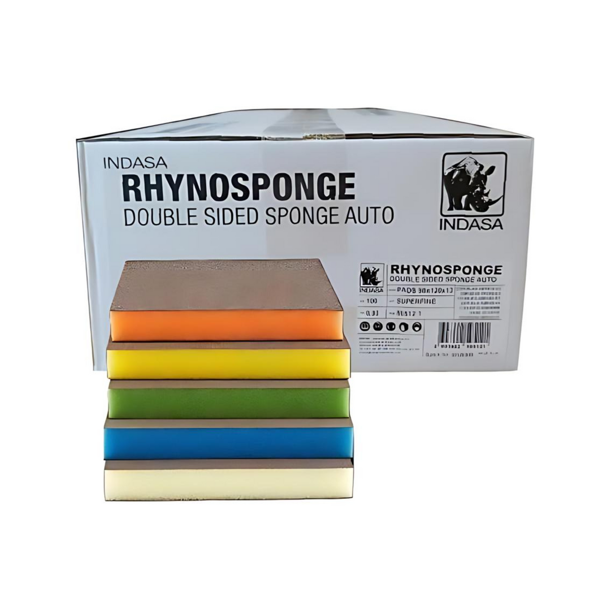 INDASA RHYNO DOUBLE SIDED SPONGE AUTO — Automotive Art Suriname
